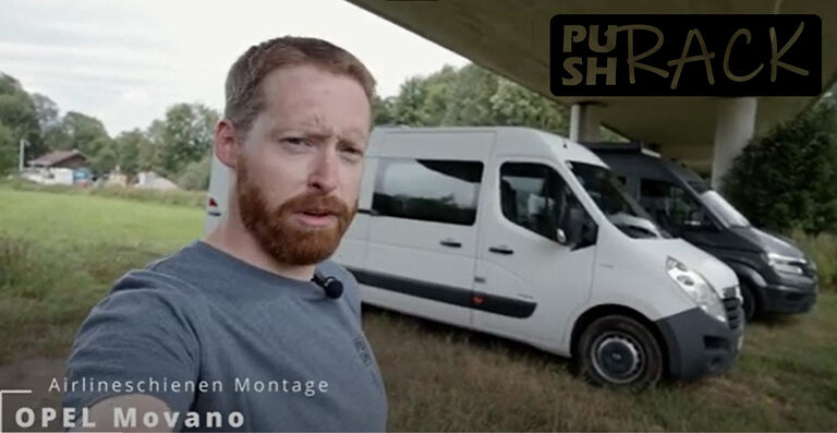 HOW TO - Airlineschienen - VW Crafter, Grand California, MAN TGE - PUSH components